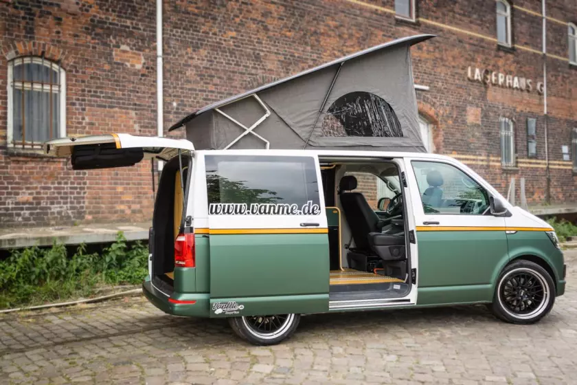 VanMe Volkswagen camper van finds its feng shui by rounding the edges