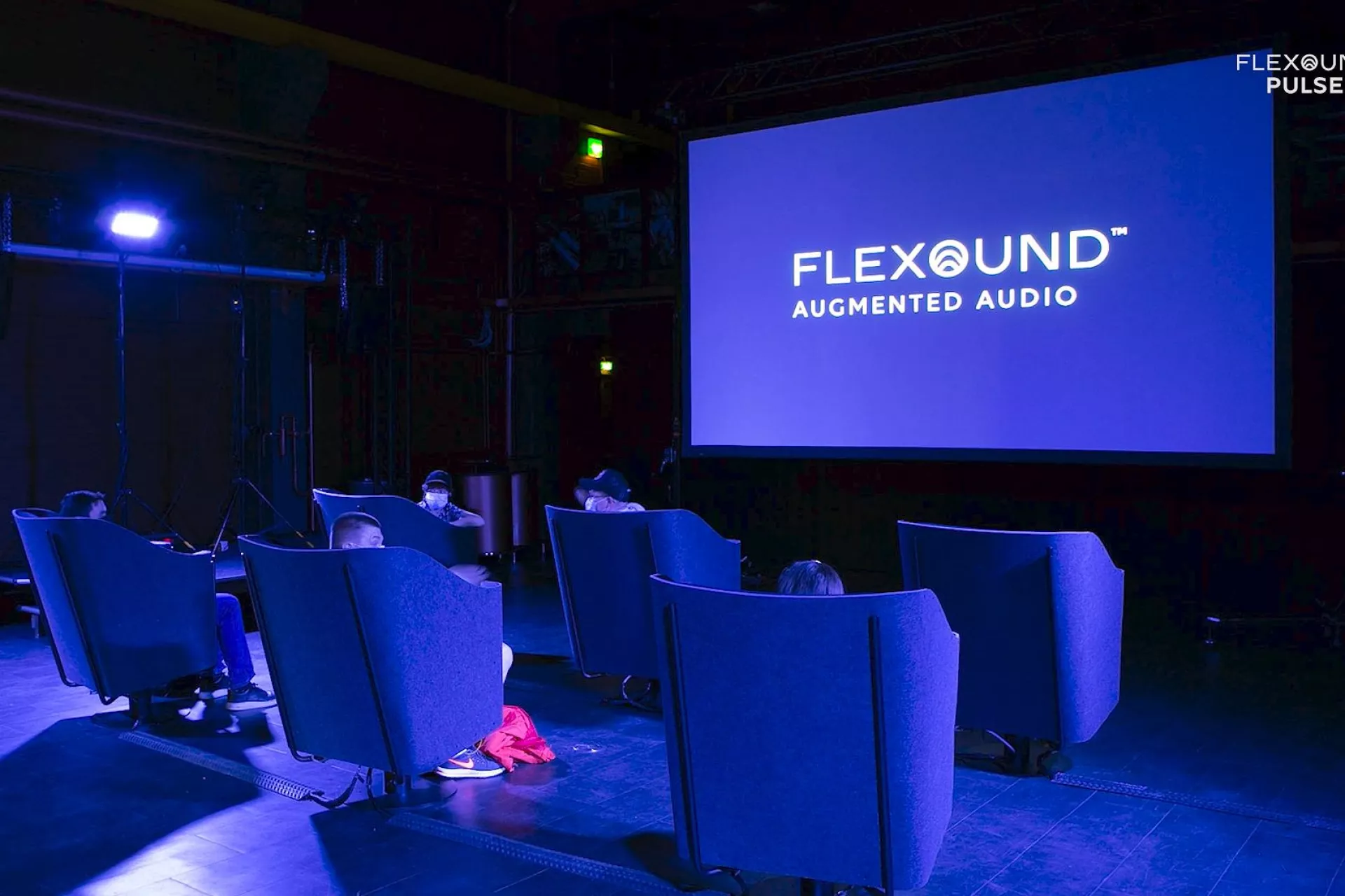 Flexound Pulse envelops movie watchers in their own personal sound bubbles