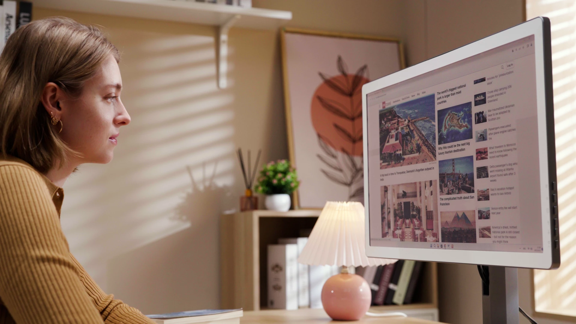 Eye comfort a priority for all-in-one desktop PC with color E Ink display