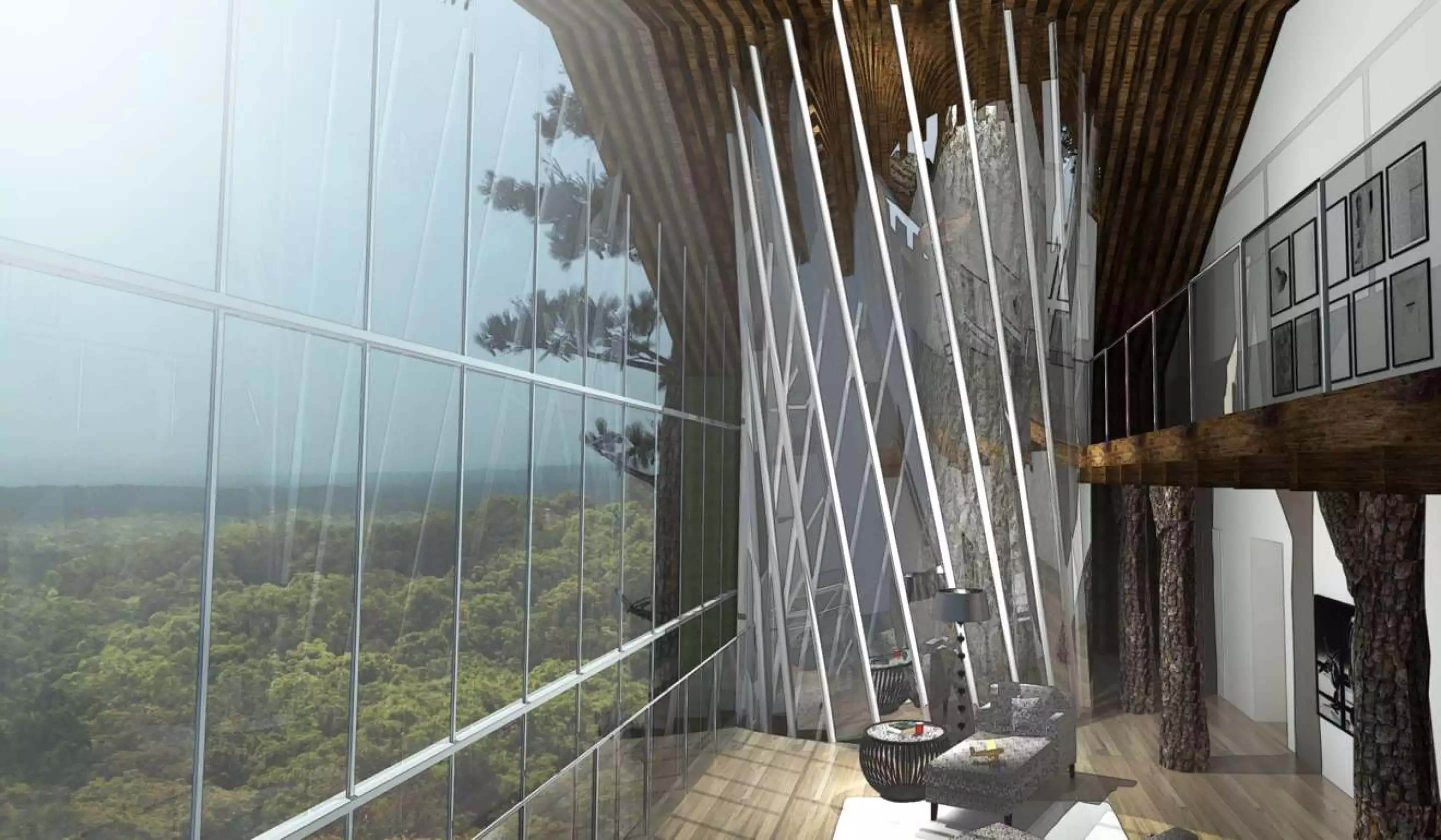 Eco-treehouse concept naturally keeps its cool