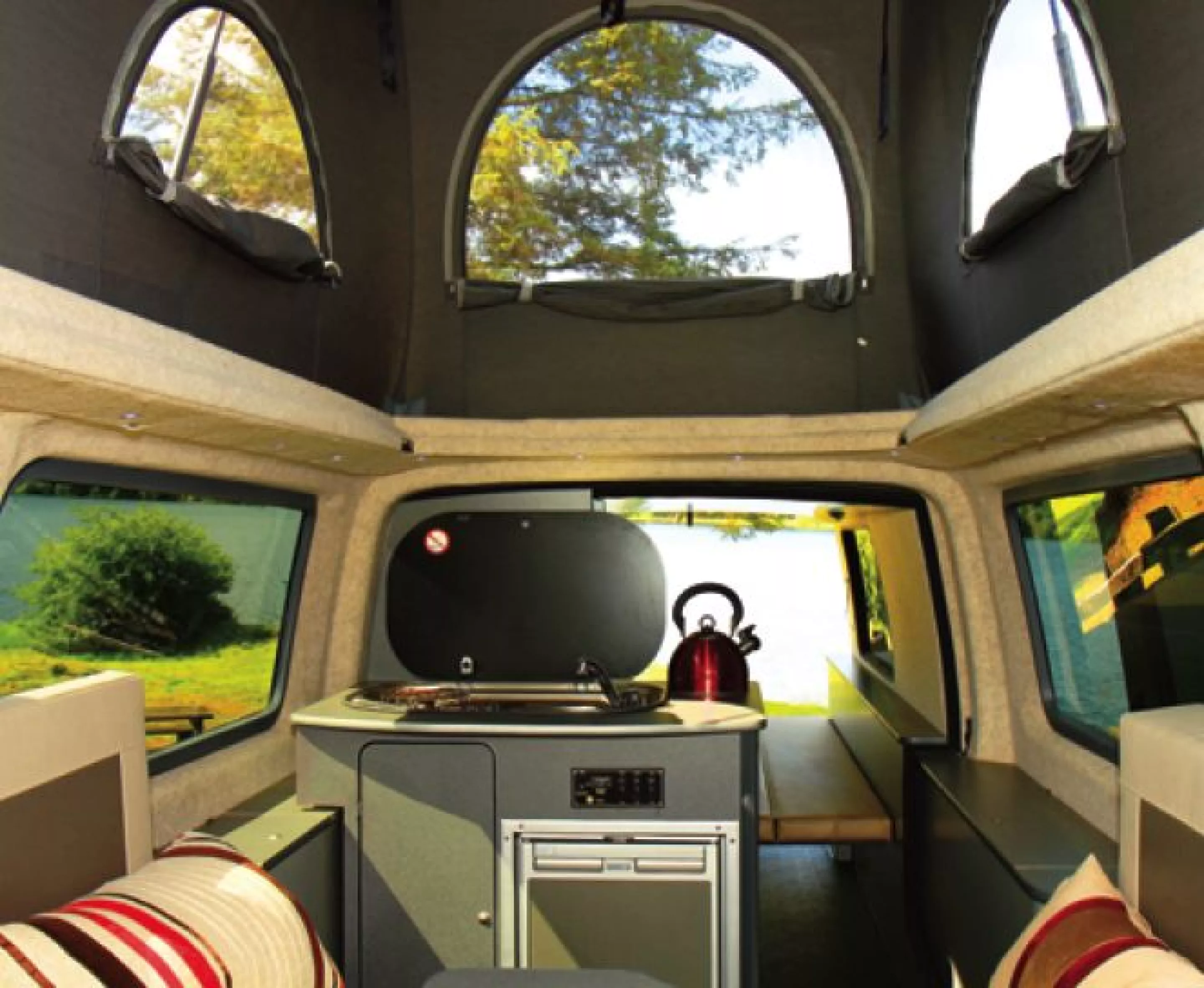 DoubleBack adds a sliding pod to VW's Transporter van