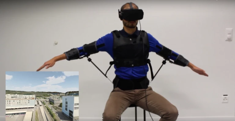 Feels like flying: FlyJacket exosuit lets you control a drone with your ...