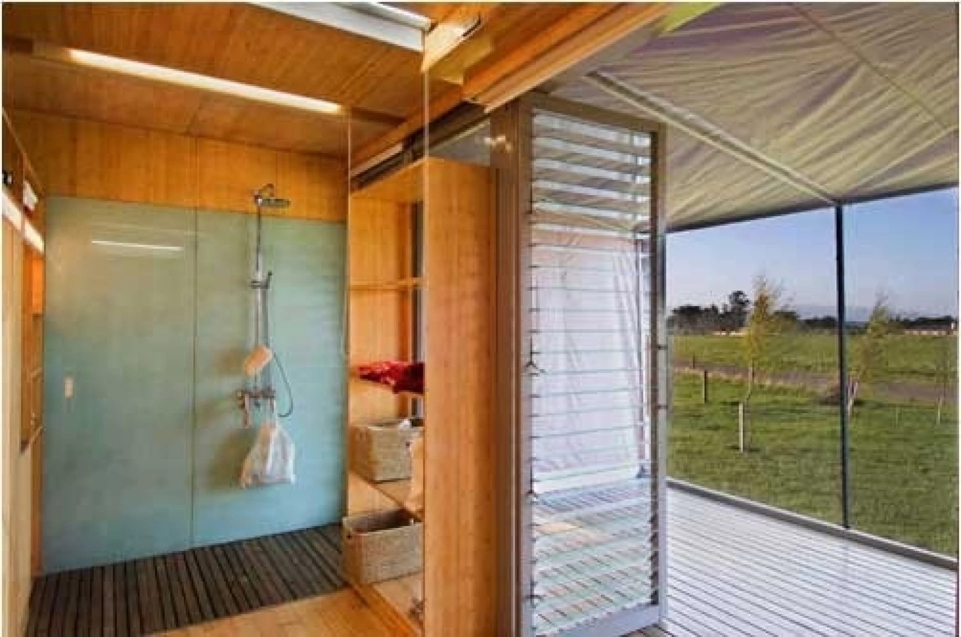 The US$55,000 Port-a-bach relocatable home (in a shipping container)