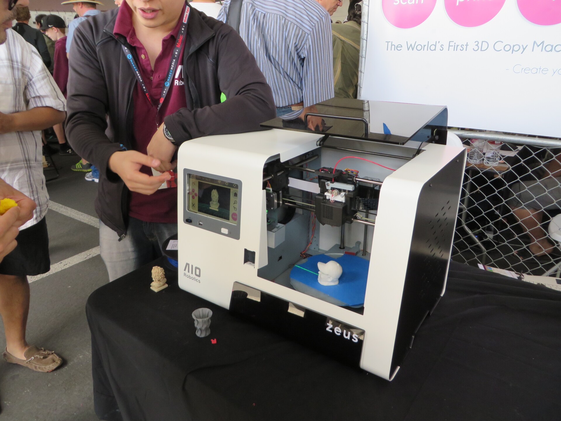 Up close with Zeus, the first consumer all-in-one 3D printer, scanner and fax