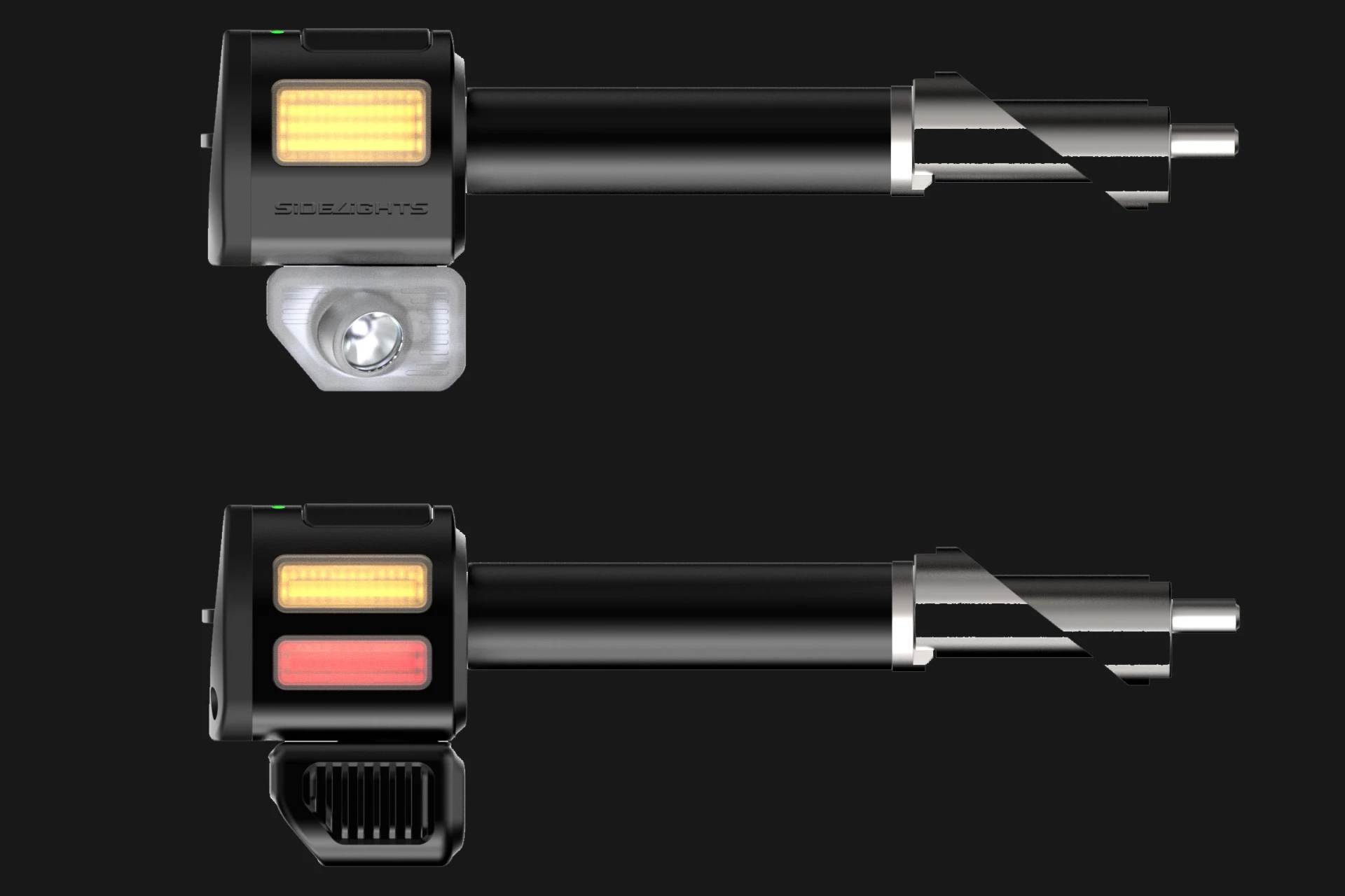 Bar-end bike lights boost side viz, and add turn indicators to your ride