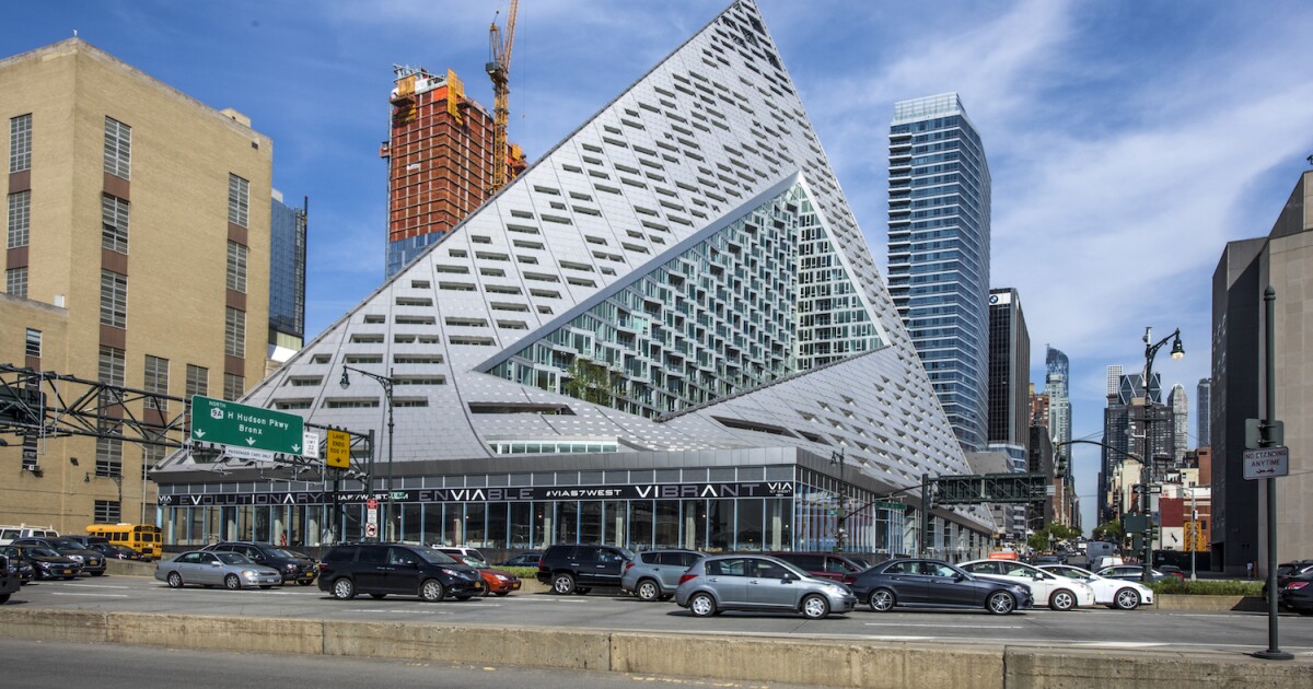 triangle shaped building