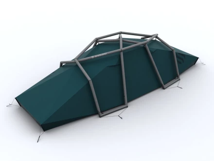 Heimplanet's latest inflatable tent withstands 112 mph winds
