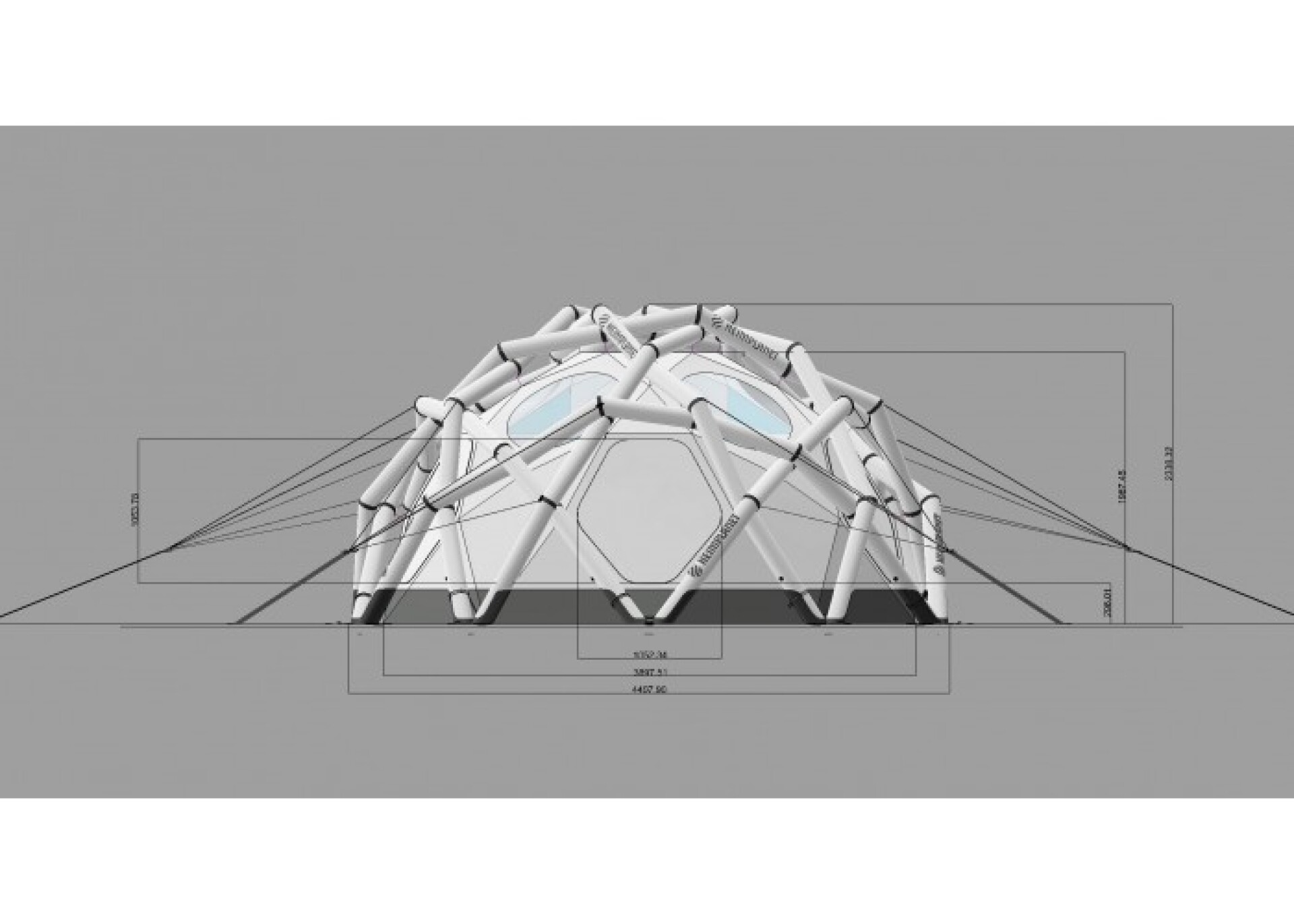 Heimplanet's latest inflatable tent withstands 112 mph winds