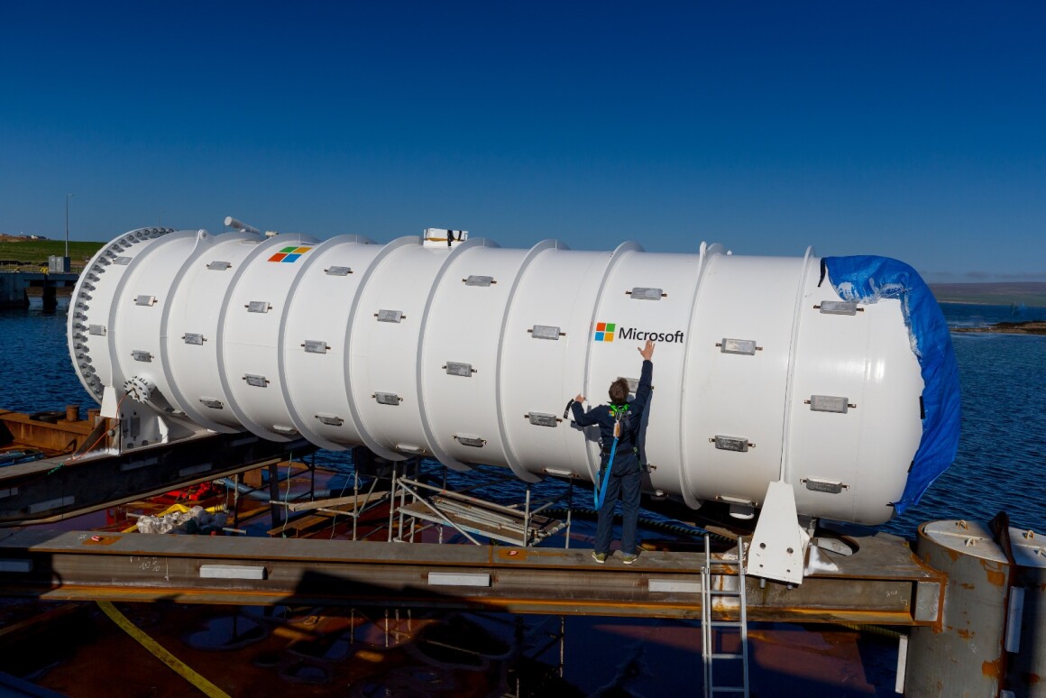 Microsoft deploys underwater data center off the coast of Scotland