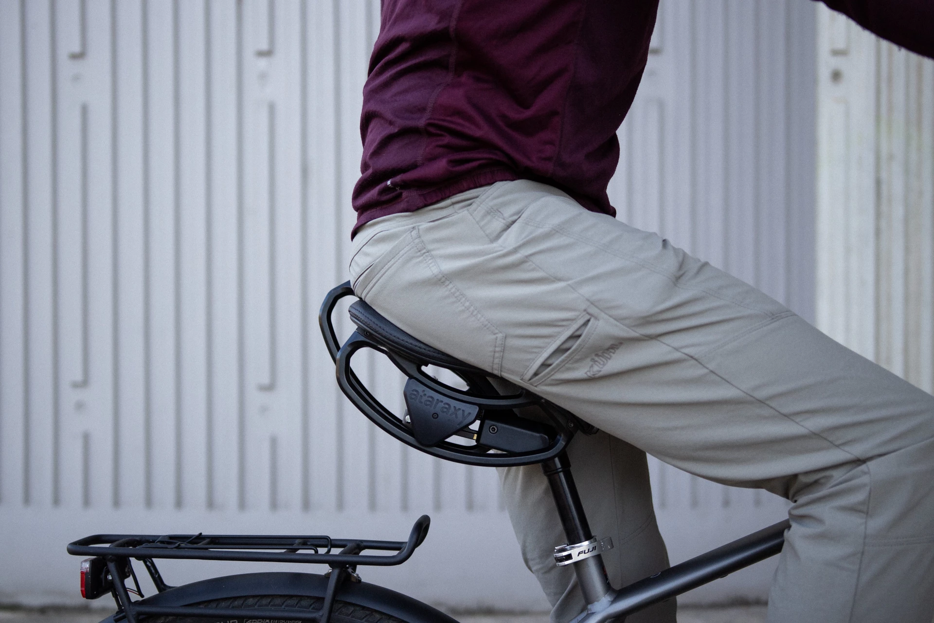 Pivoting vabsrider bike seat gets redesigned for enhanced comfort