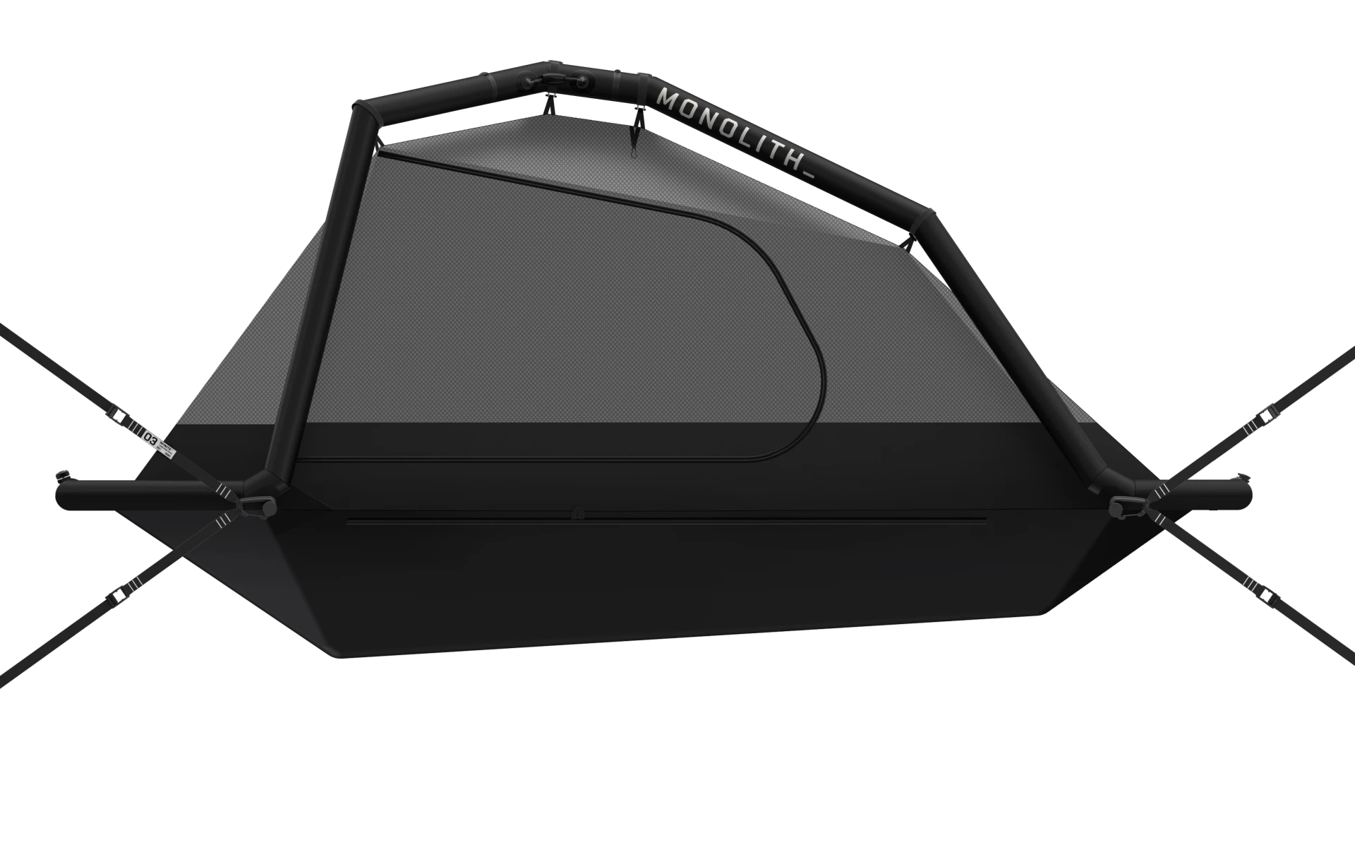 Inflatable Exod air-ground tent slims down for solo camping missions