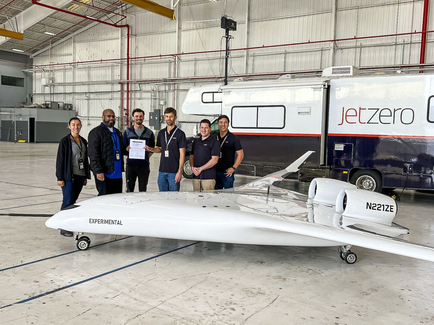 JetZero's ultra-efficient blended wing demonstrator cleared for takeoff