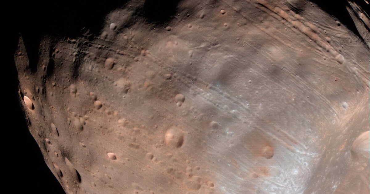 phobos from mars surface