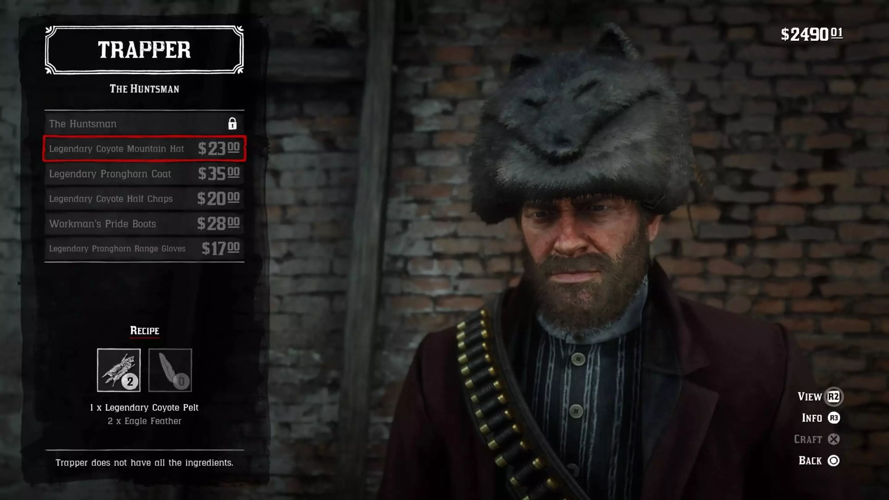 How to find and hunt the legendary coyote in Red Dead Redemption 2