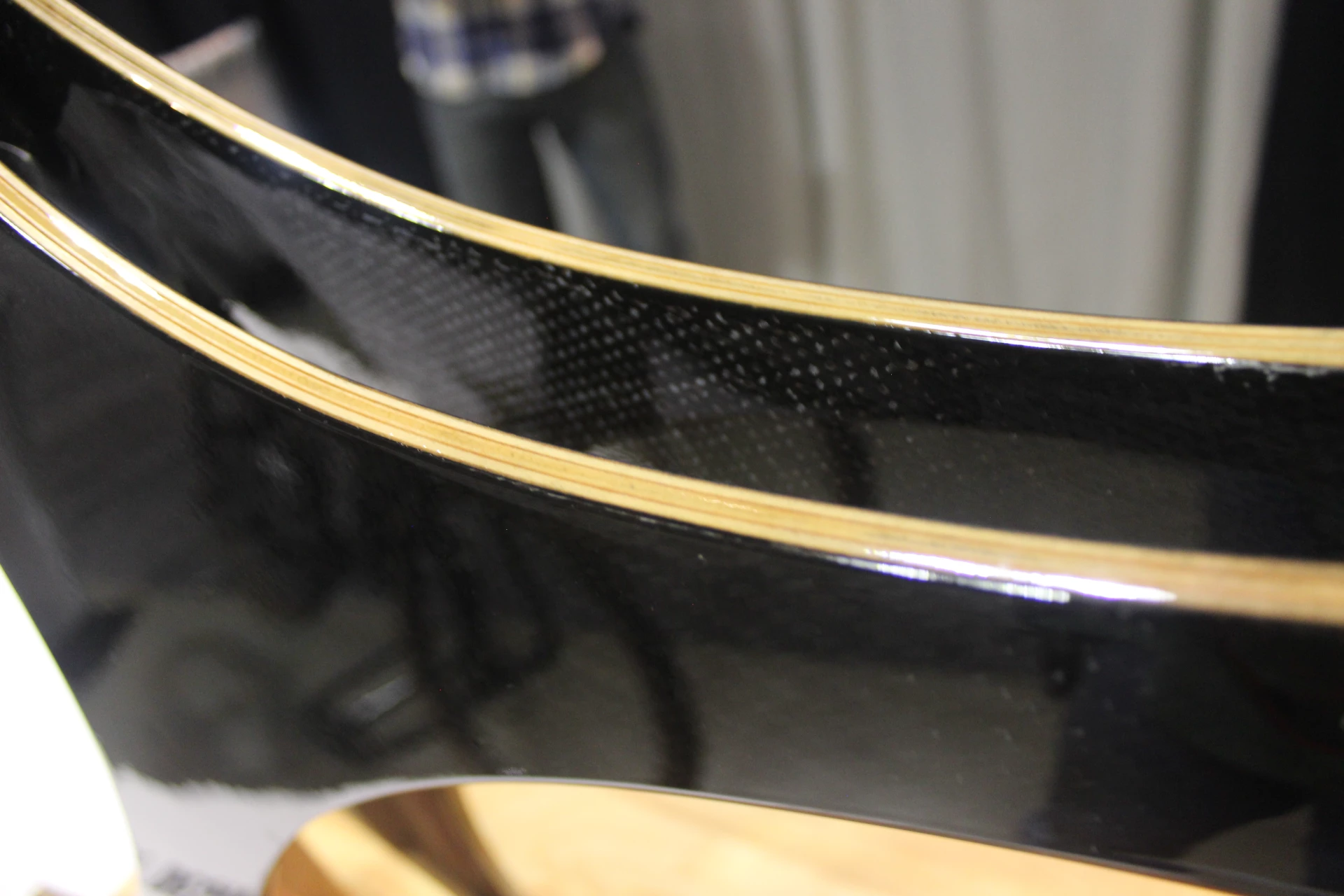 Carbon and wood come together in one seriously curvy bike
