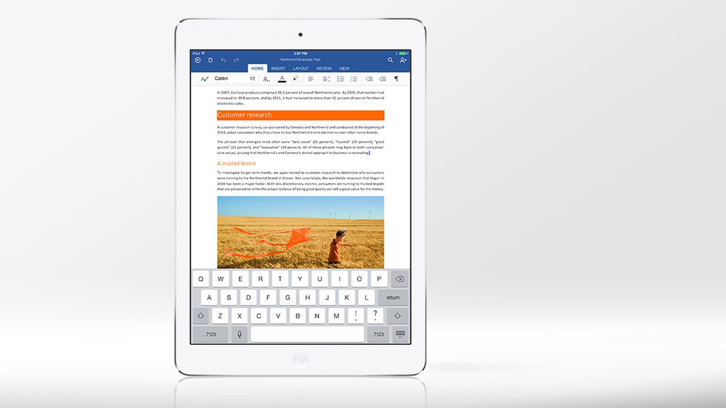 Microsoft Office for iPad is finally here