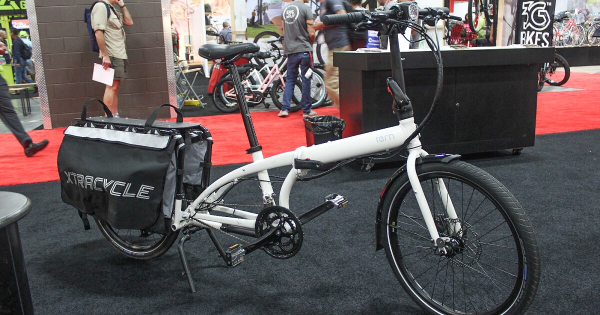 Tern's Cargo Node bike folds up small but still pulls its weight