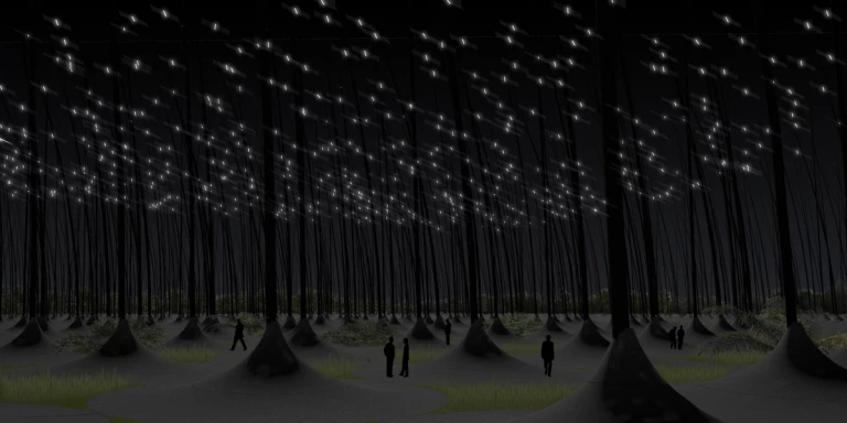 Windstalk concept is a wind farm without the turbines