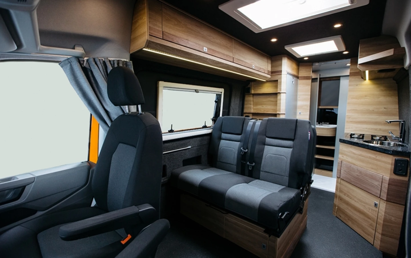 Hillside Leisure flips its VW camper van around for more cooking and ...
