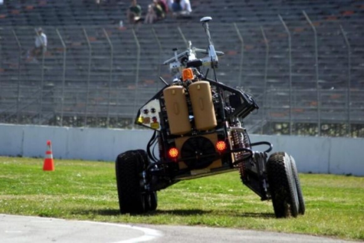 DARPA Grand Challenge 2004 autonomous ground vehicle competition