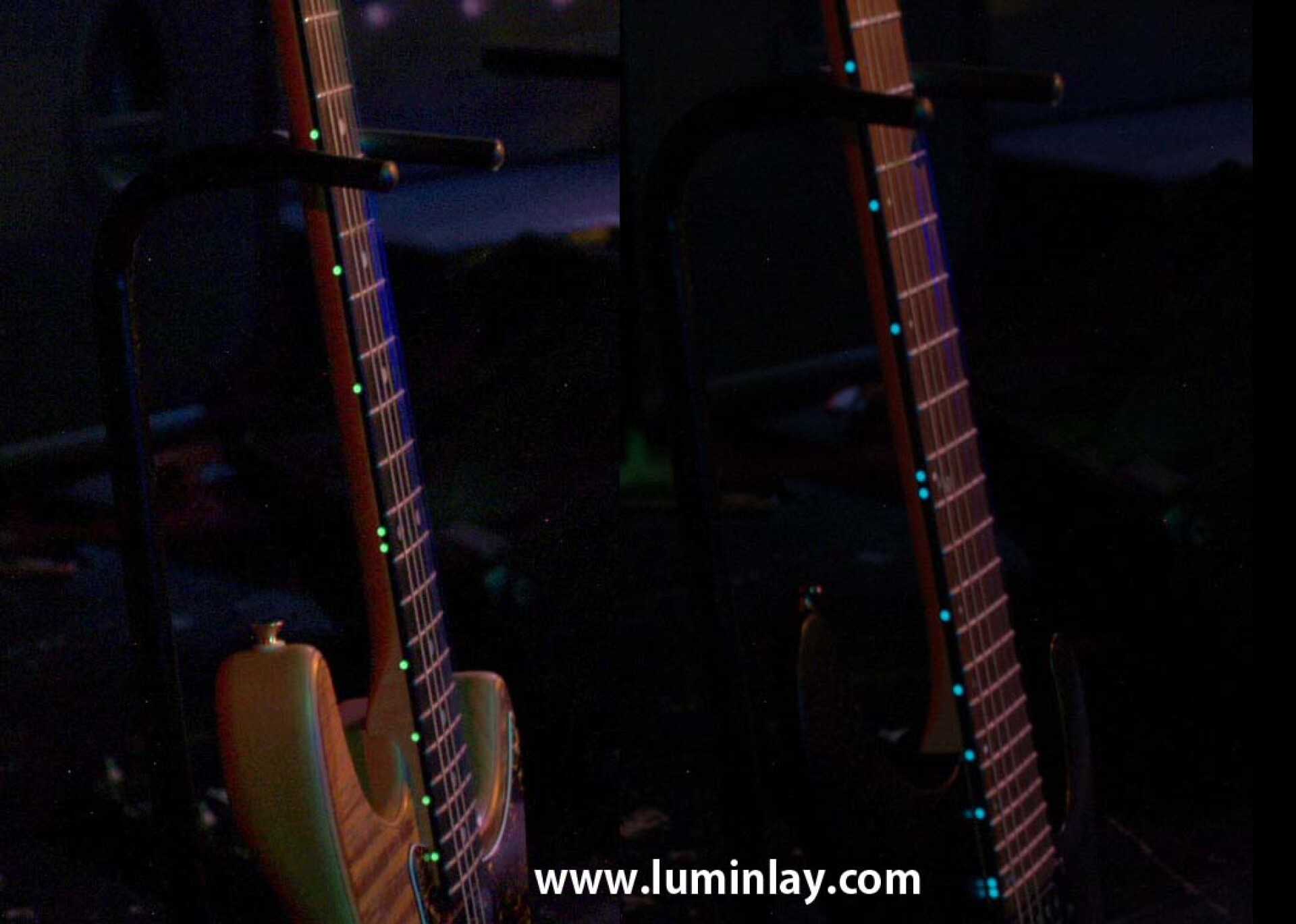 Luminlay makes guitar knobs glow