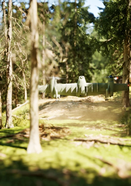 Sikorsky Nomad UAS: New Rotor Blown Wing Hybrid Drone