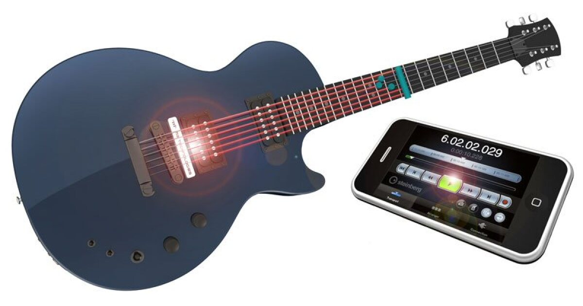 System uses lasers to detect the pitch of a guitar string before a note ...