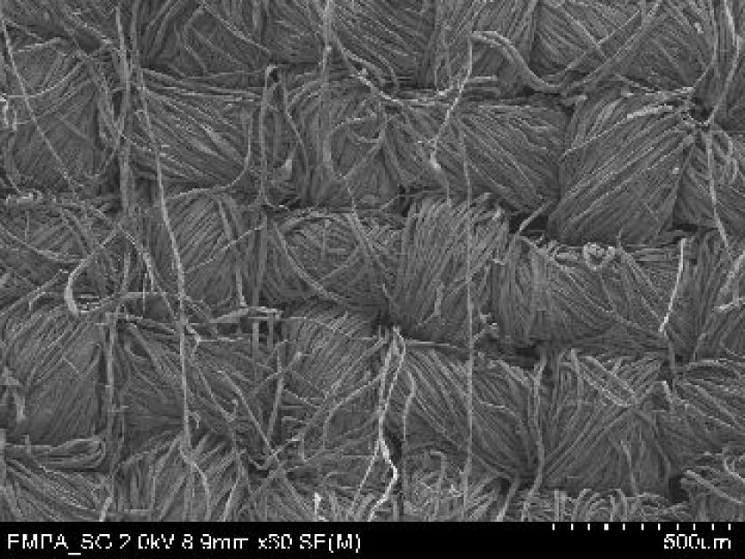 "Dot matrix" bed linen claimed to reduce bedsores