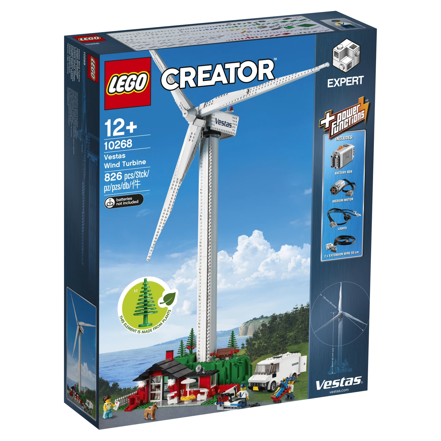Lego's motorized wind turbine set features its first plastic made from ...