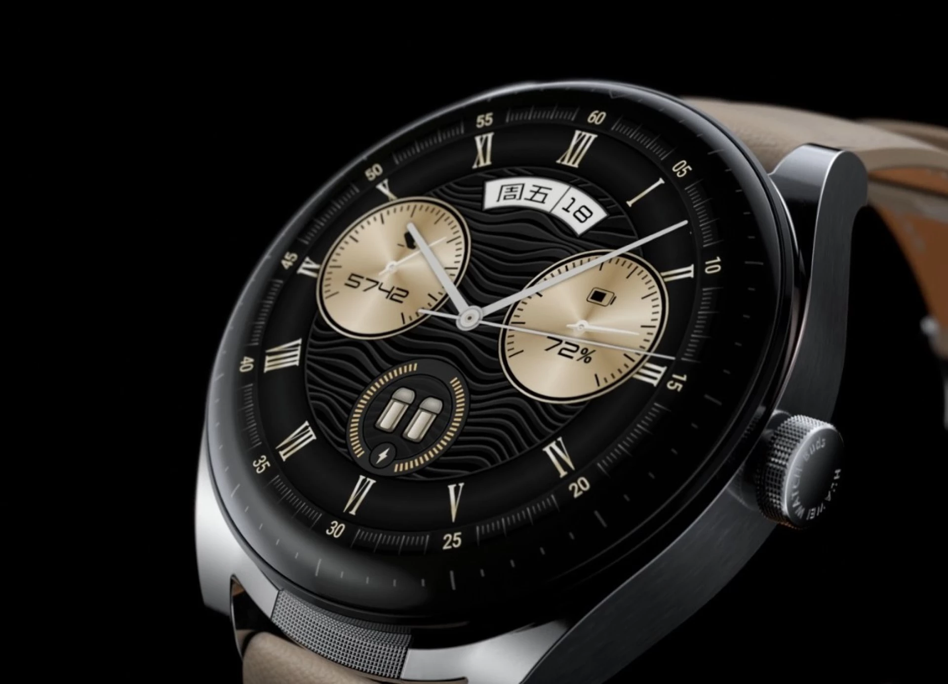 Huawei smartwatch pulls double duty as charging case for wireless earphones