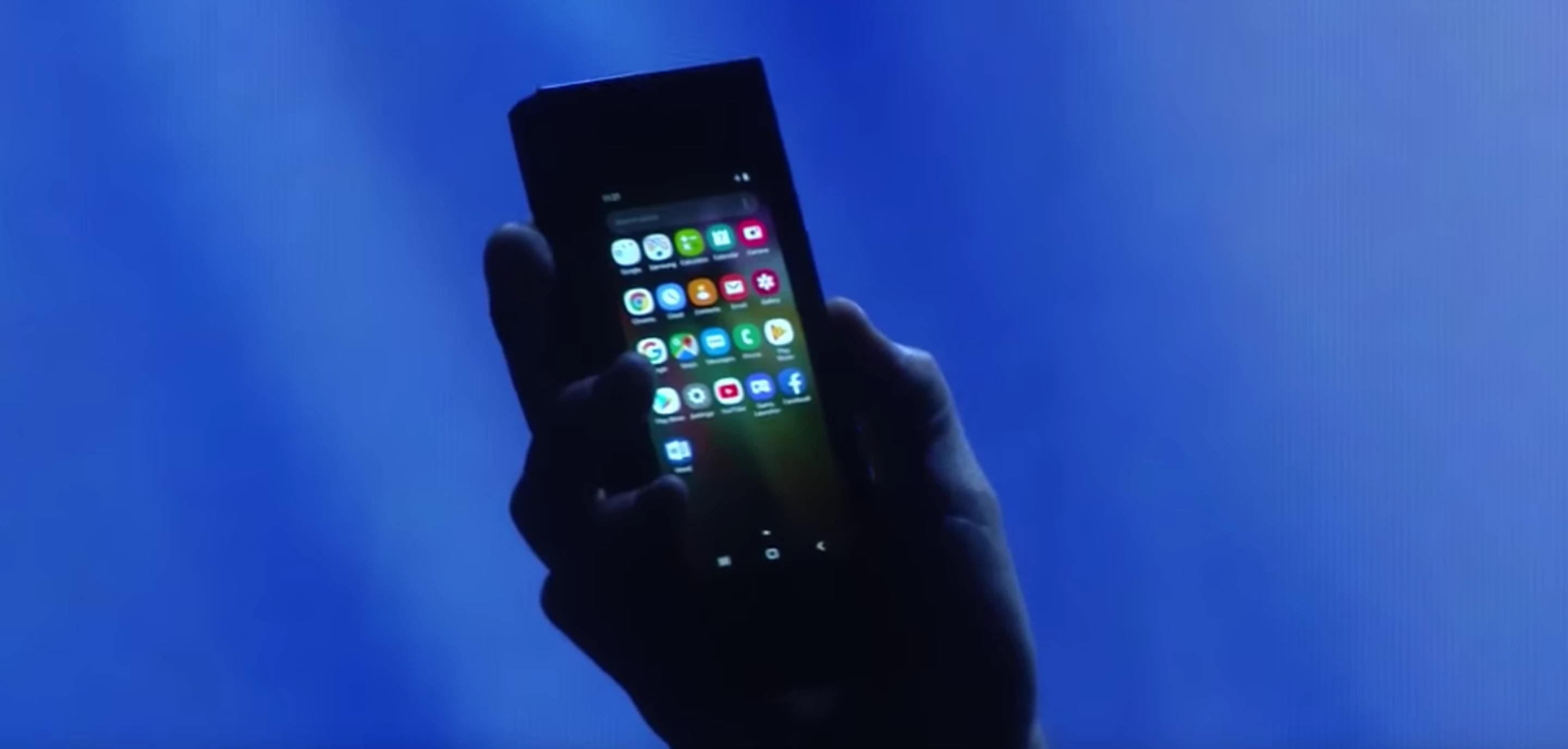 Samsung finally unfurls its folding phone screen prototype