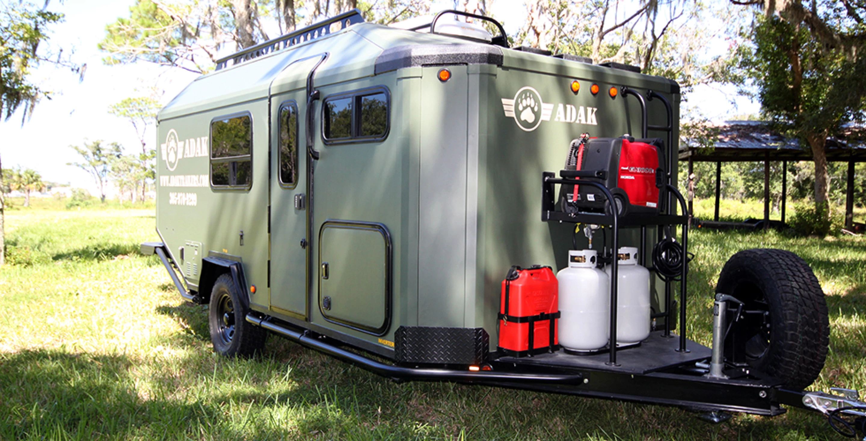 ADAK camping trailer keeps you cozy off the grid