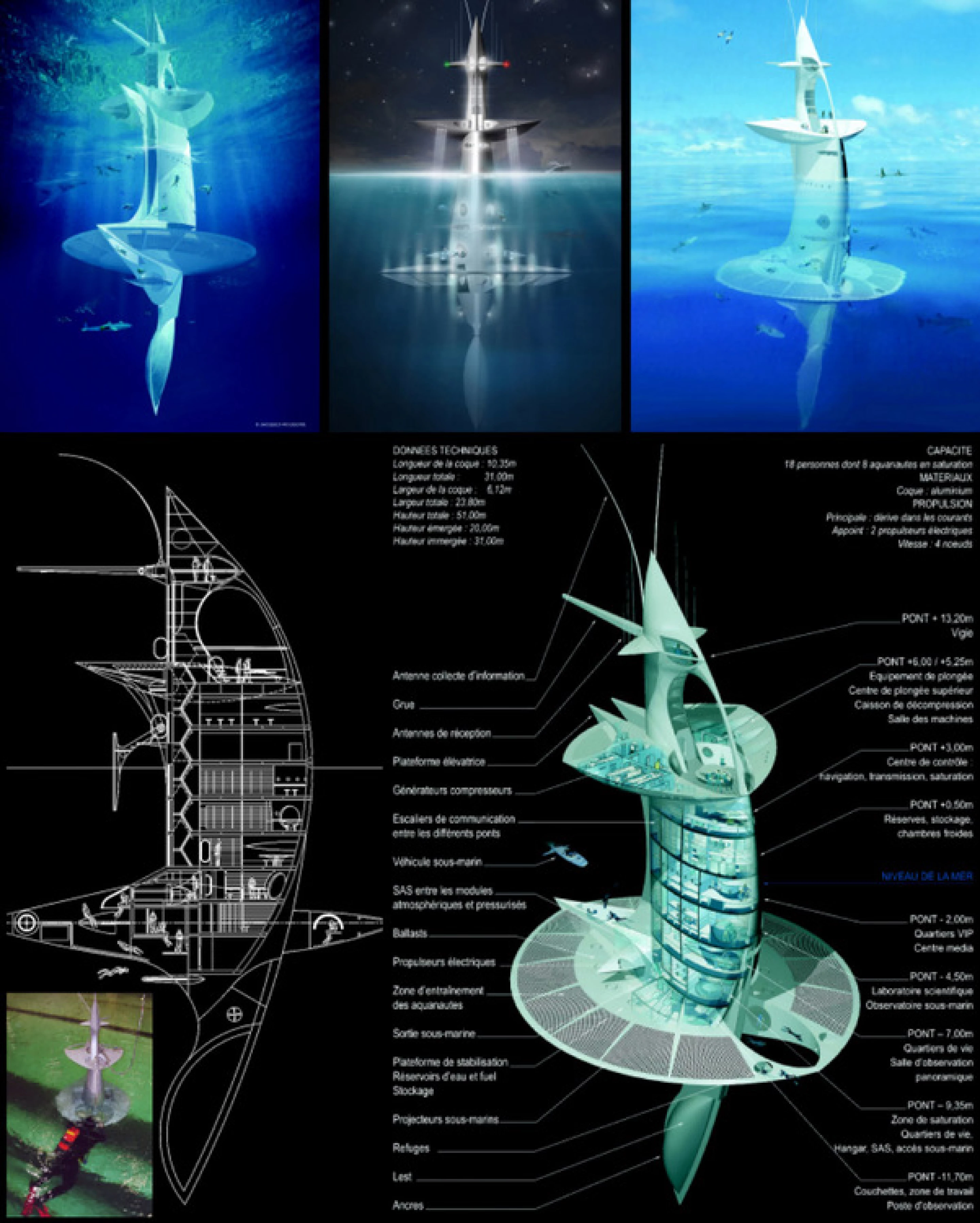 Futuristic SeaOrbiter vessel set for October construction