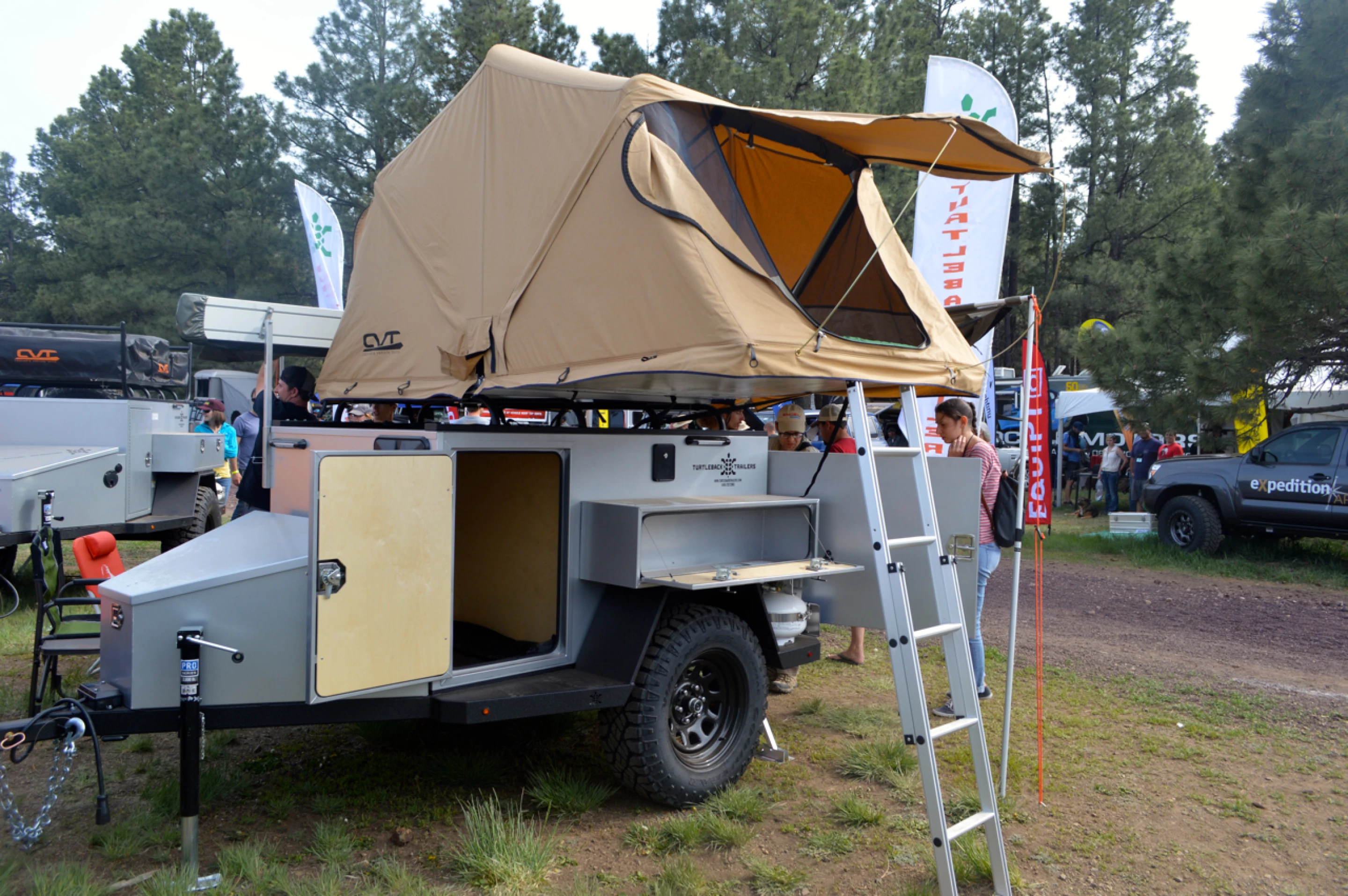 Turtleback Trailer feeds, cleans and shelters you off grid
