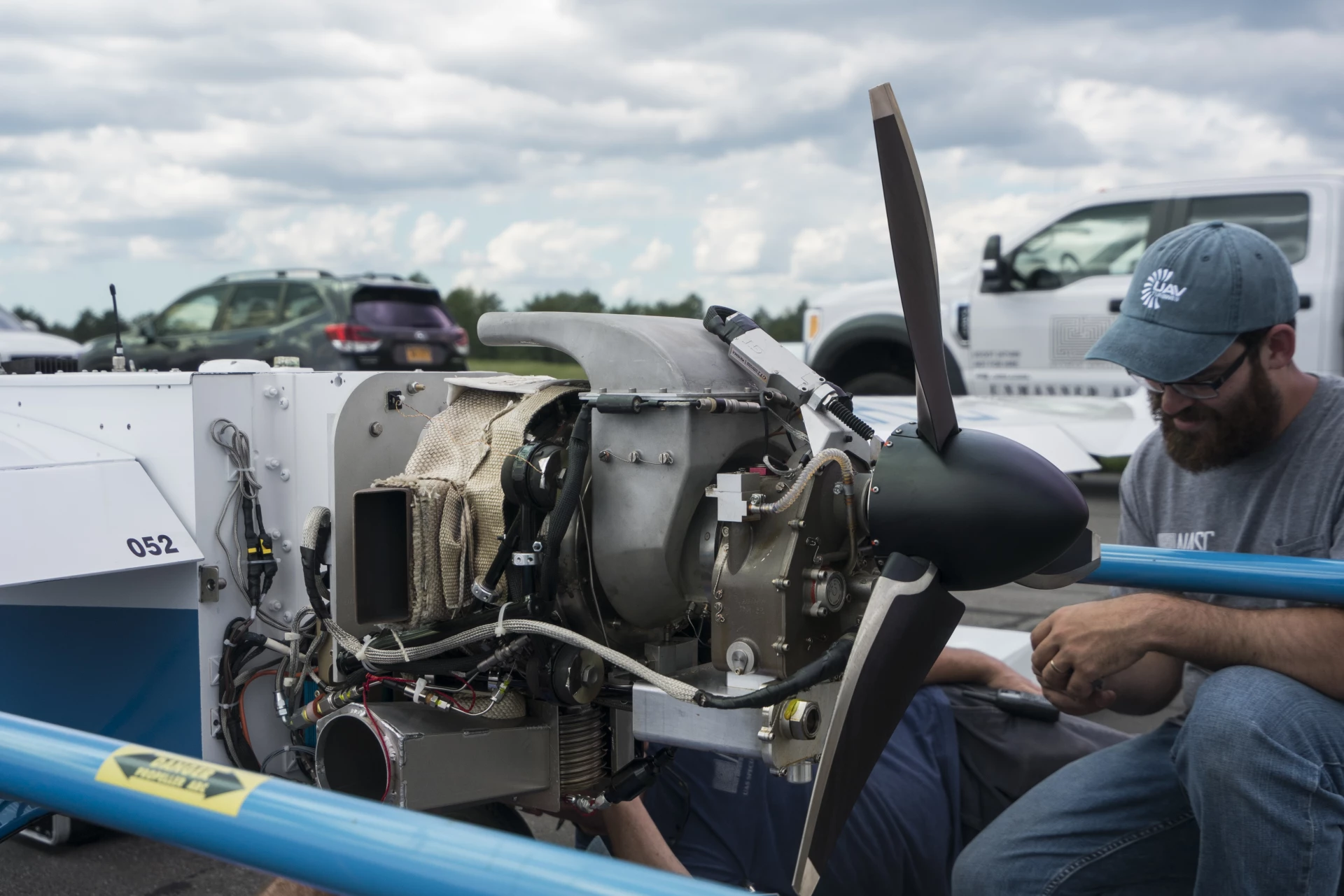 Microturbine-powered drone makes maiden flight