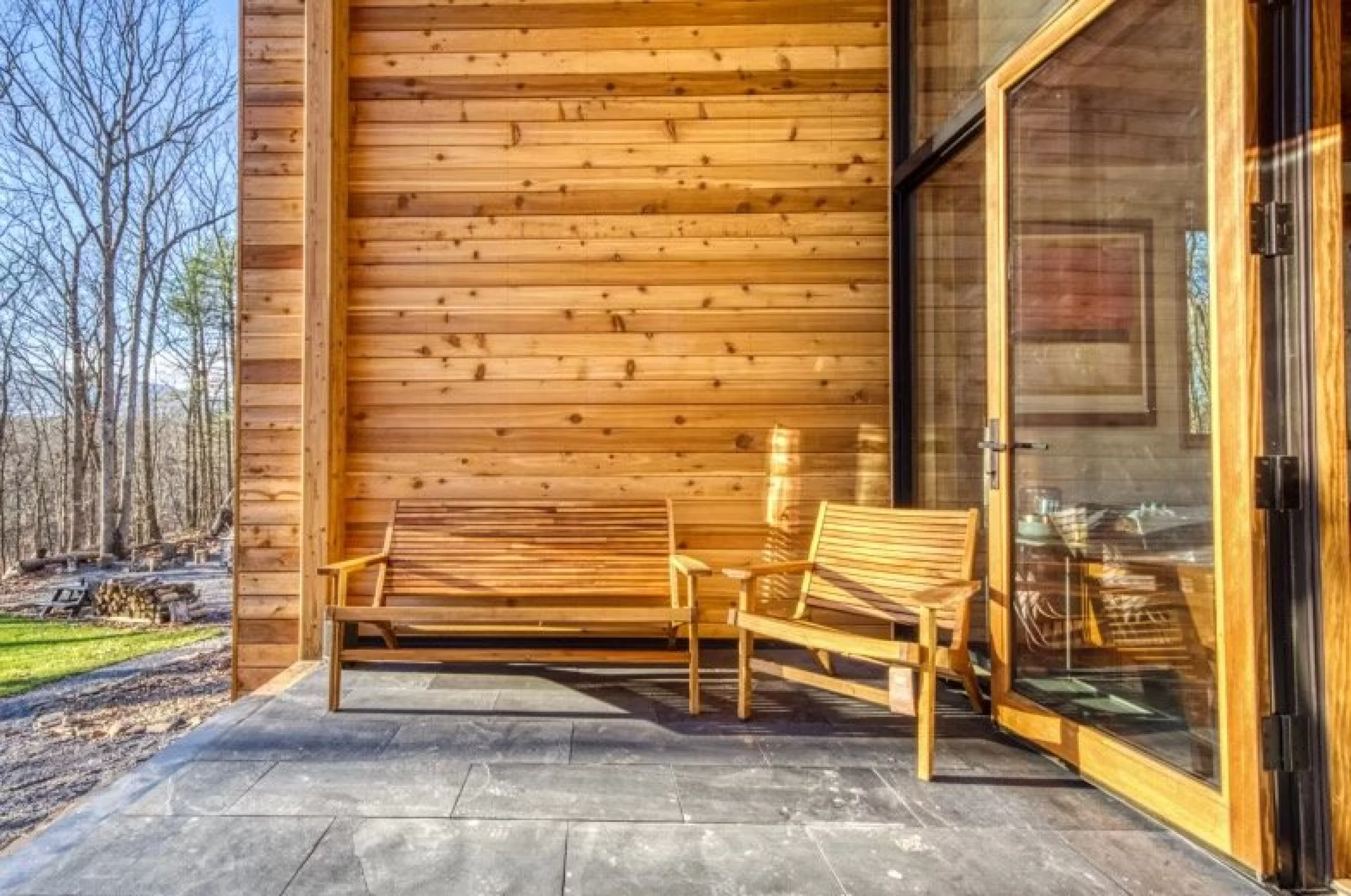 Two-story cabin in the woods pops up in 10 days