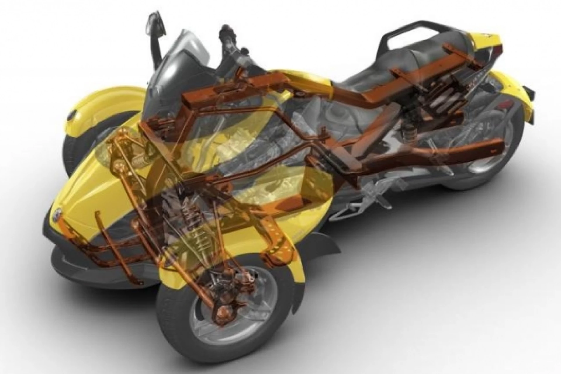 Can-Am Spyder roadster: three wheeled motorcycle