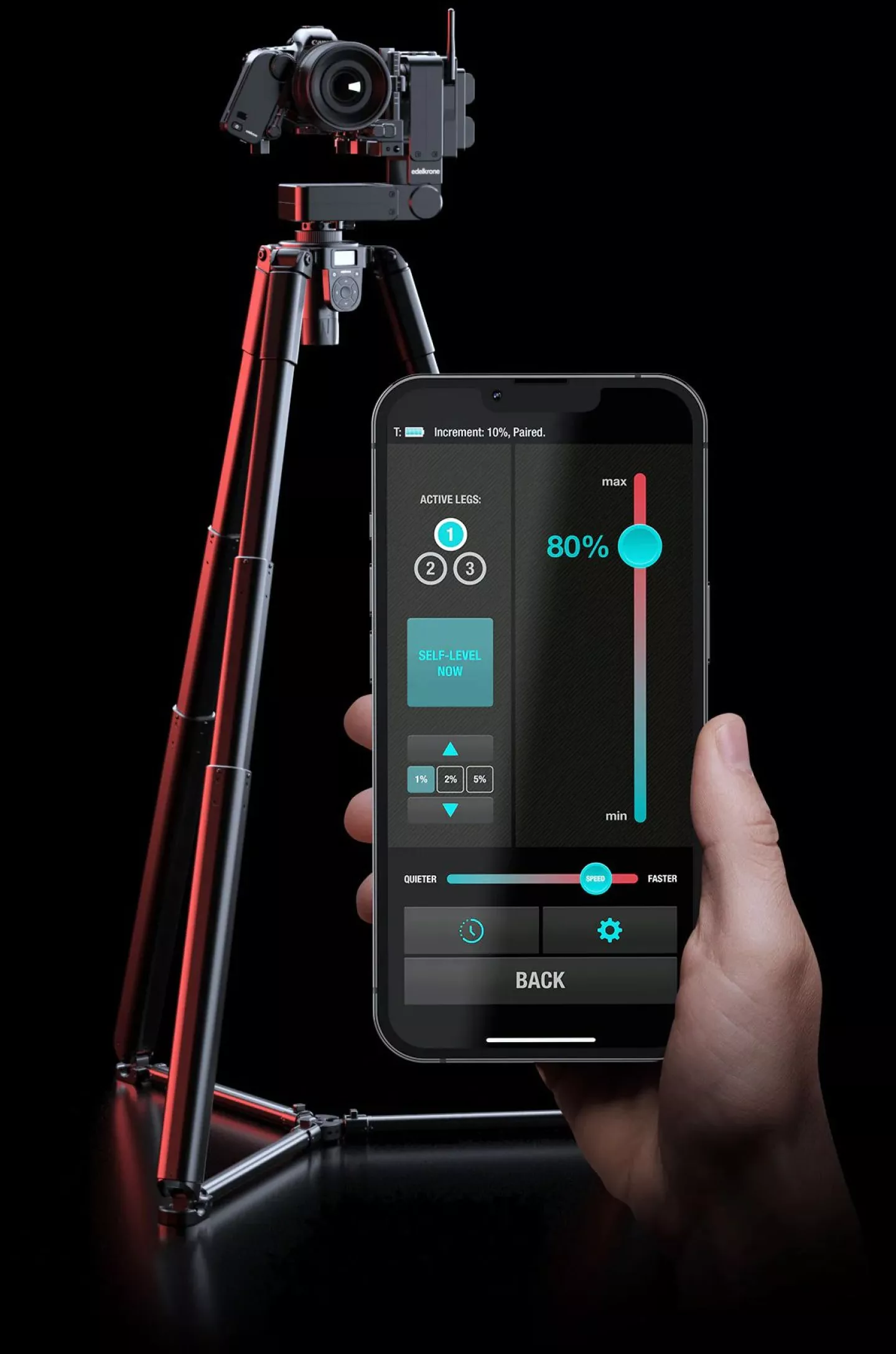 Motorized, self-leveling tripod takes the strain out of video shoot setup