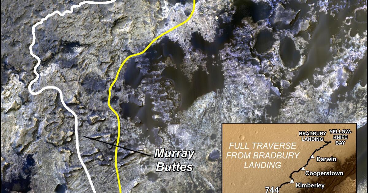 Curiosity reaches Mount Sharp