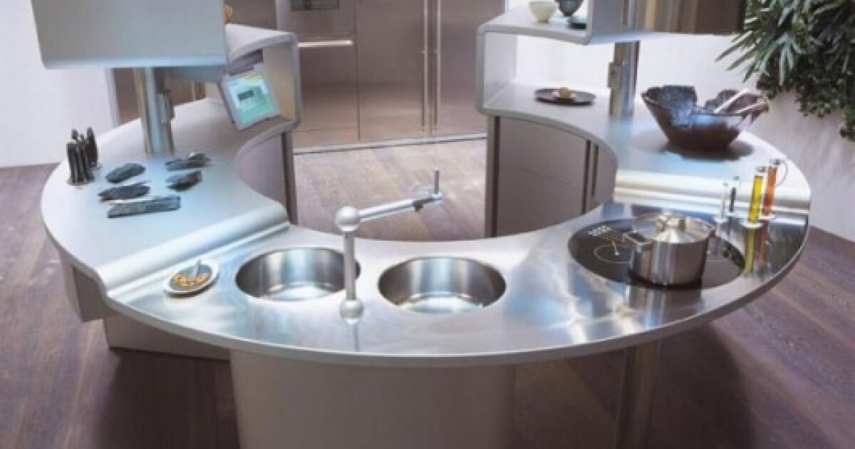 The Acropolis Concentric Kitchen by Pininfarina