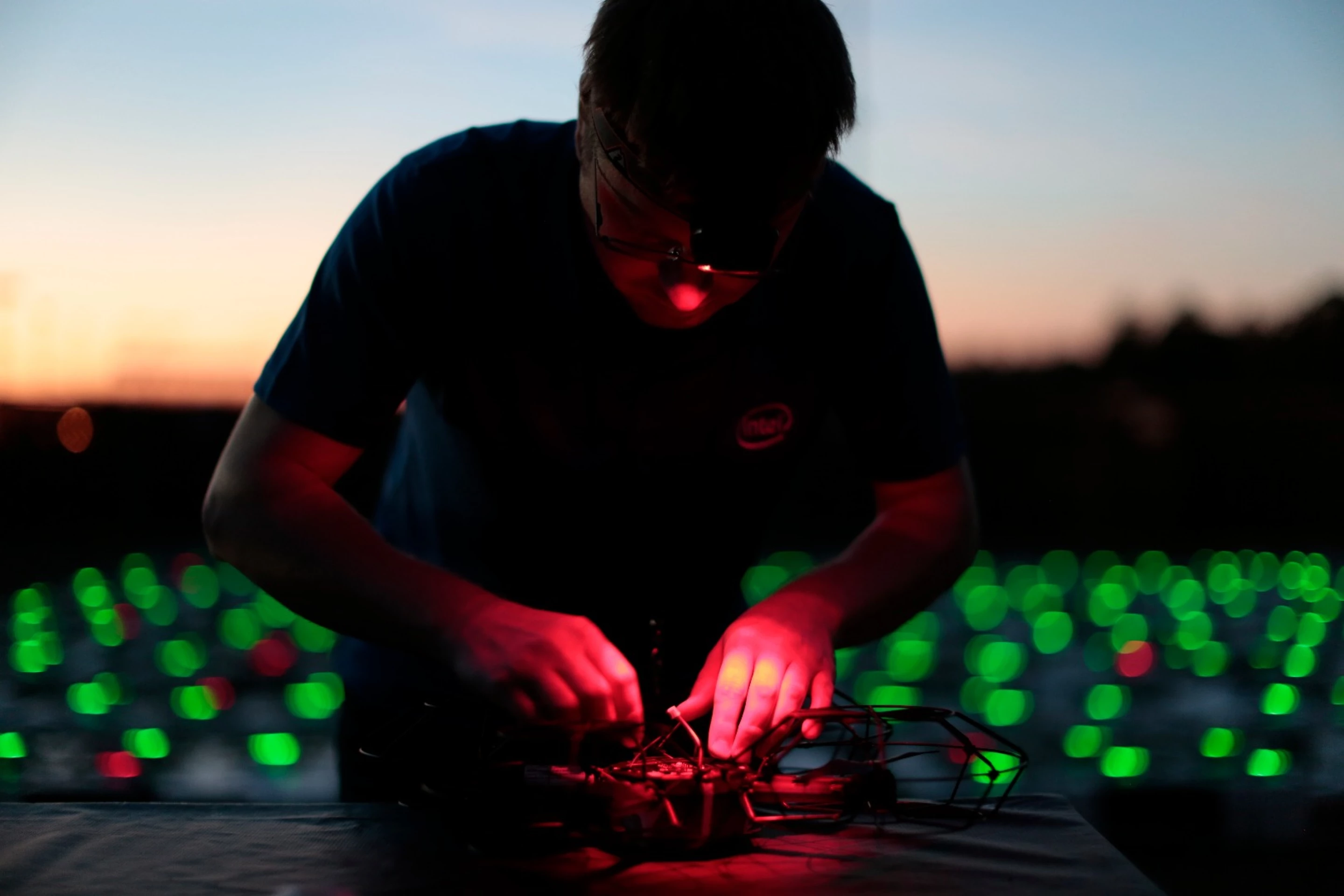Intel's Shooting Star drones bring flying Christmas lights to Disney World