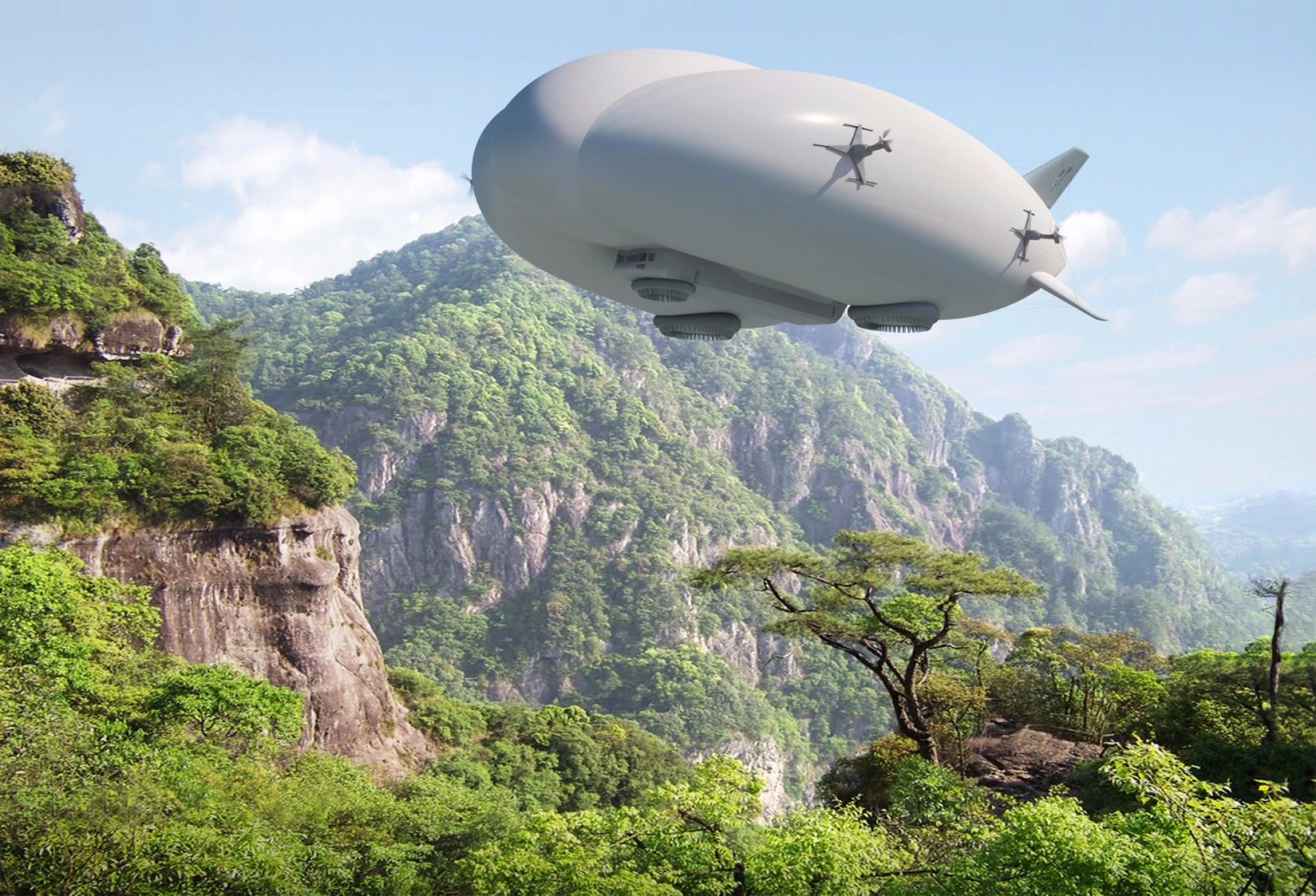 Lockheed Martin's Spider bot skims blimps to plug holes