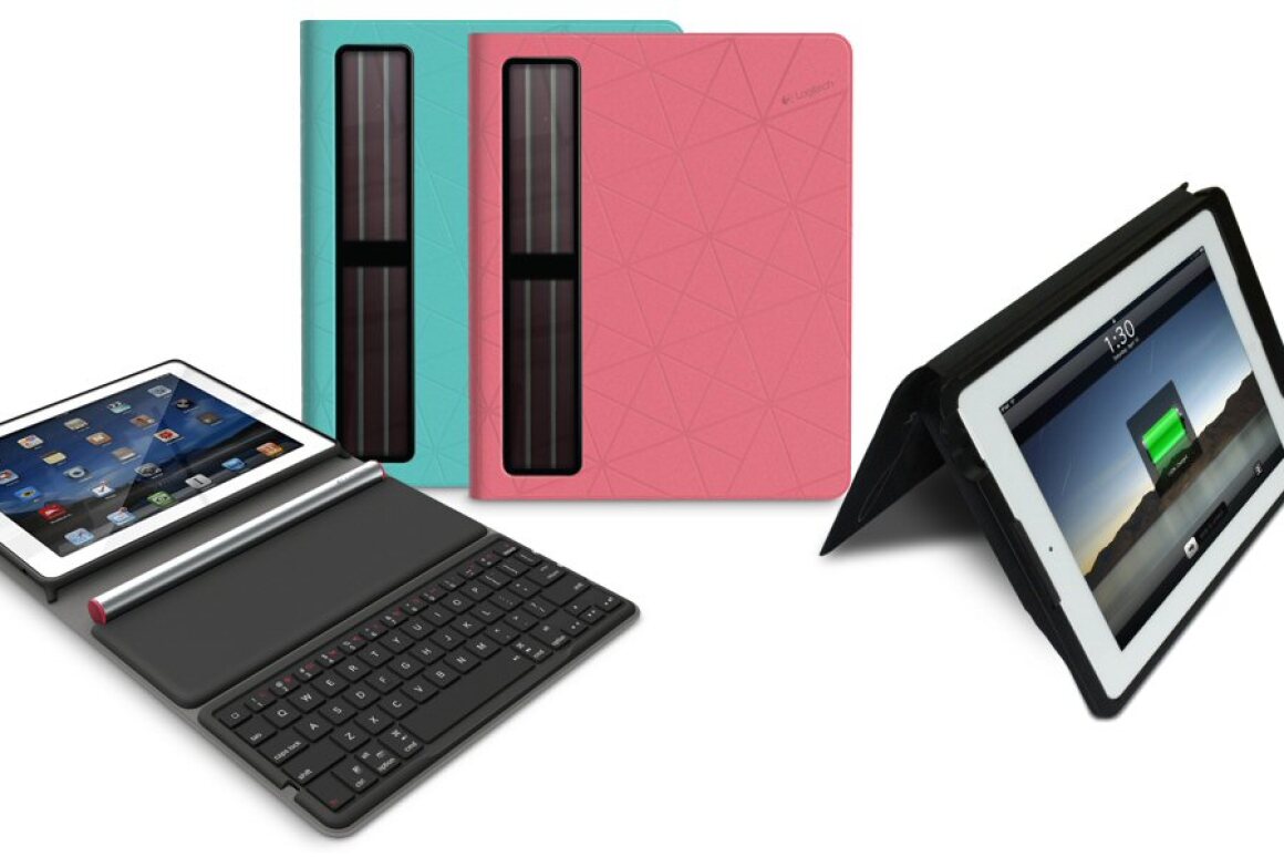 iPad protective cases use light to extend functionality and battery life