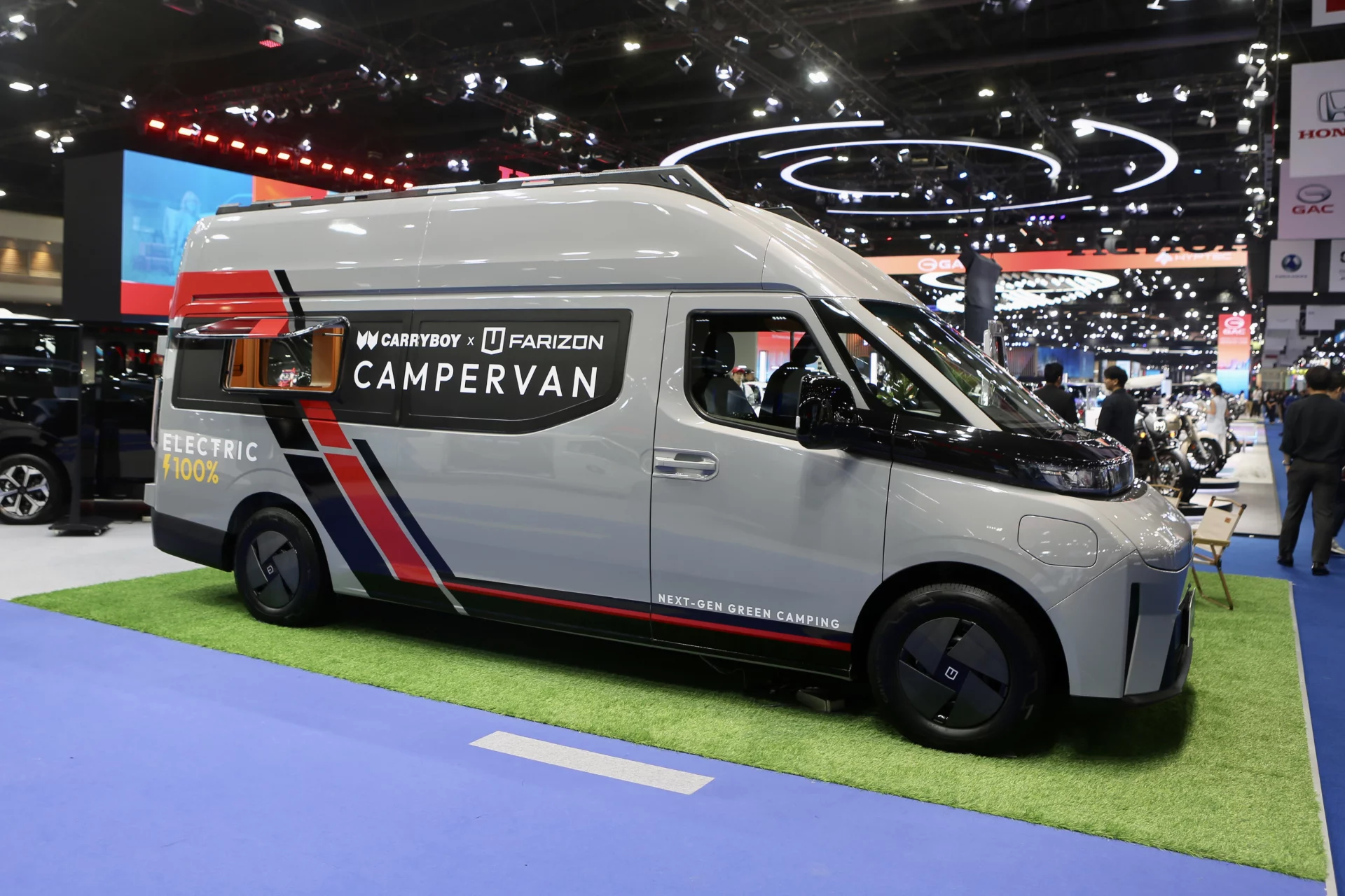 Carryboy x Farizon all-electric B-pillarless camper van