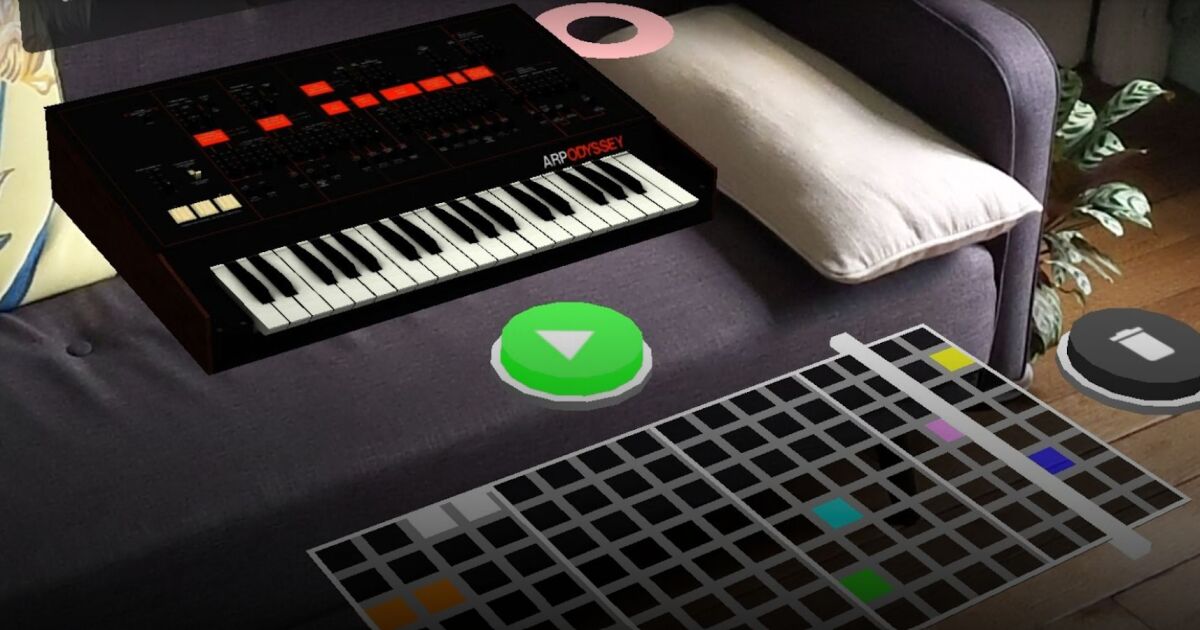 AR Synth lets you play five classic synthesizers on your phone
