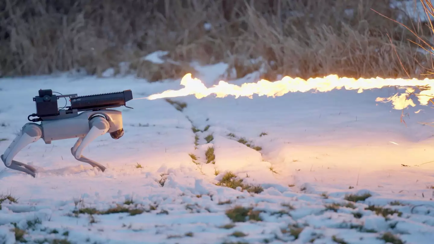 Flame-throwing robo-dog can now be yours for under $10k