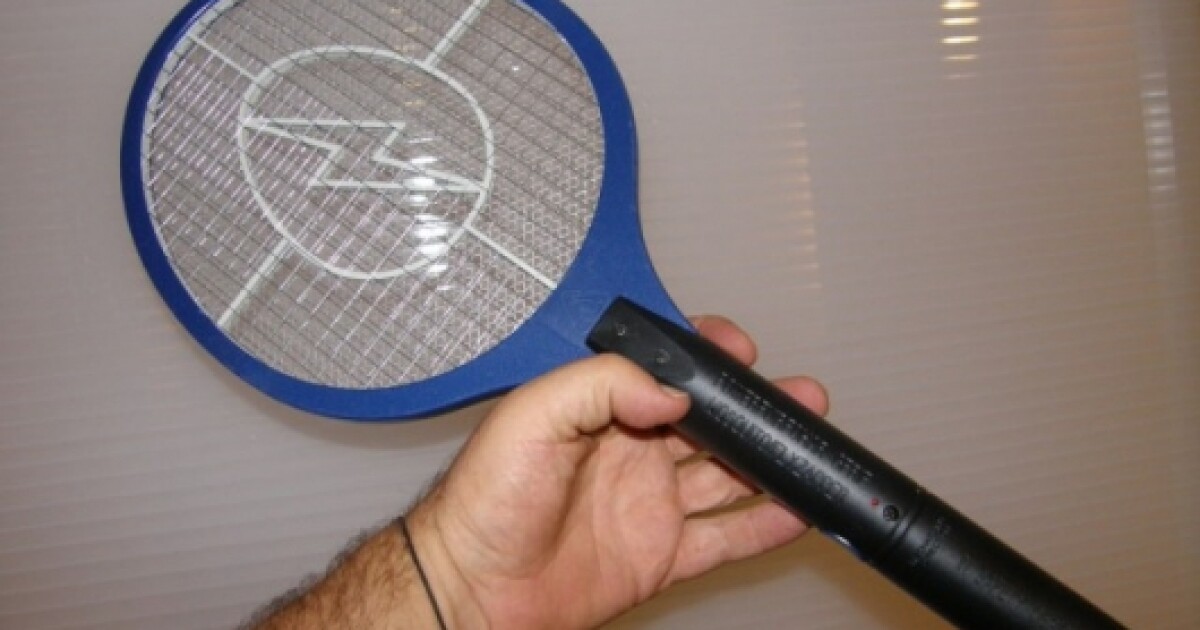 The insect terminator tennis racket