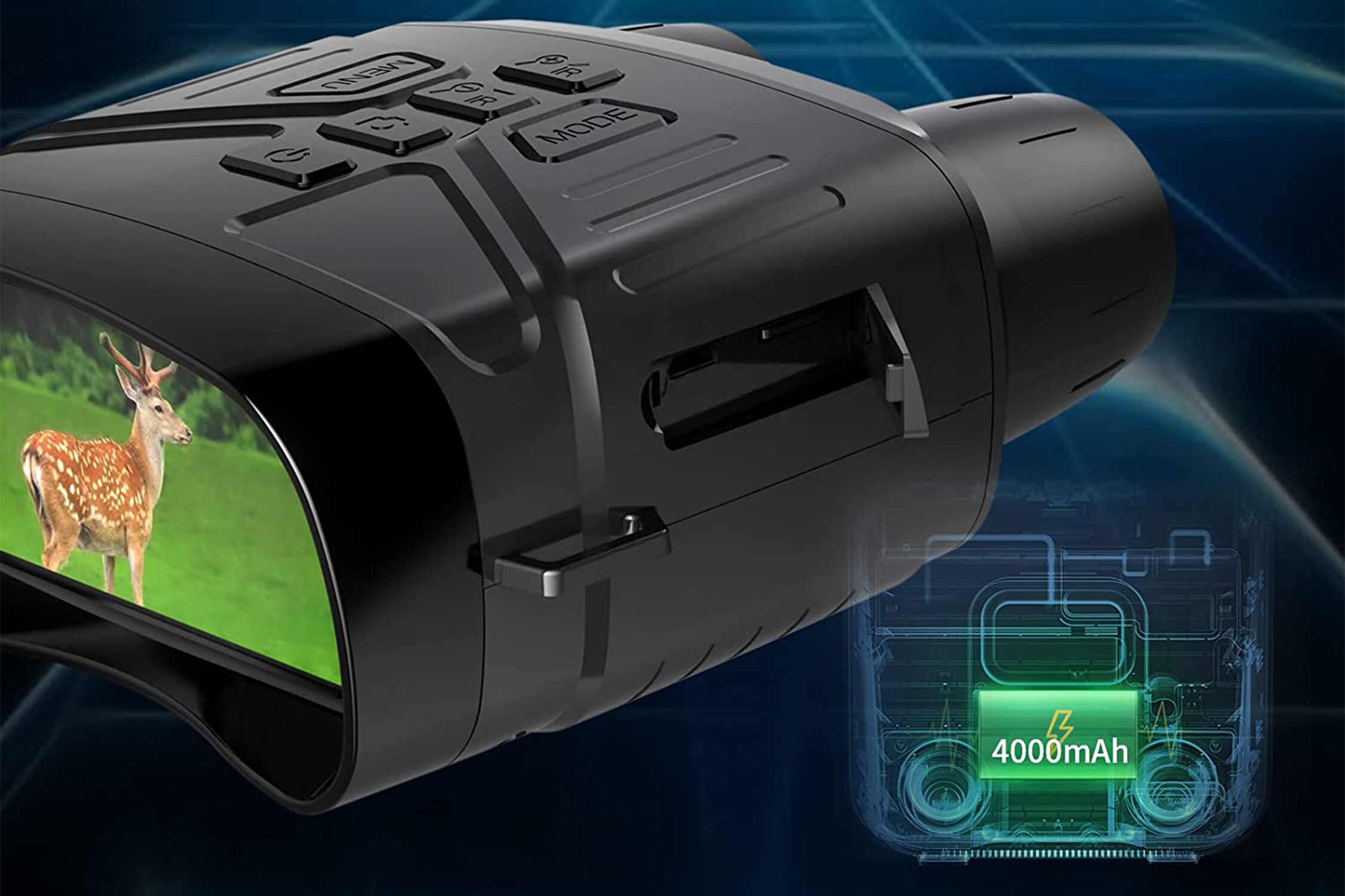 Catch Santa in the act with this compact night vision gadget