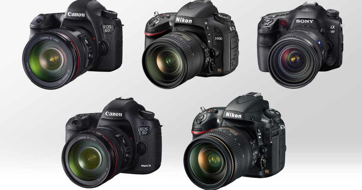 2013 Full Frame DSLR Comparison Guide