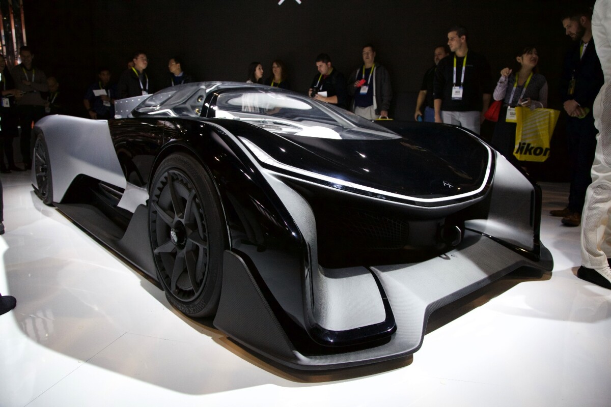 Faraday Future shows off electric FFZERO1 Concept